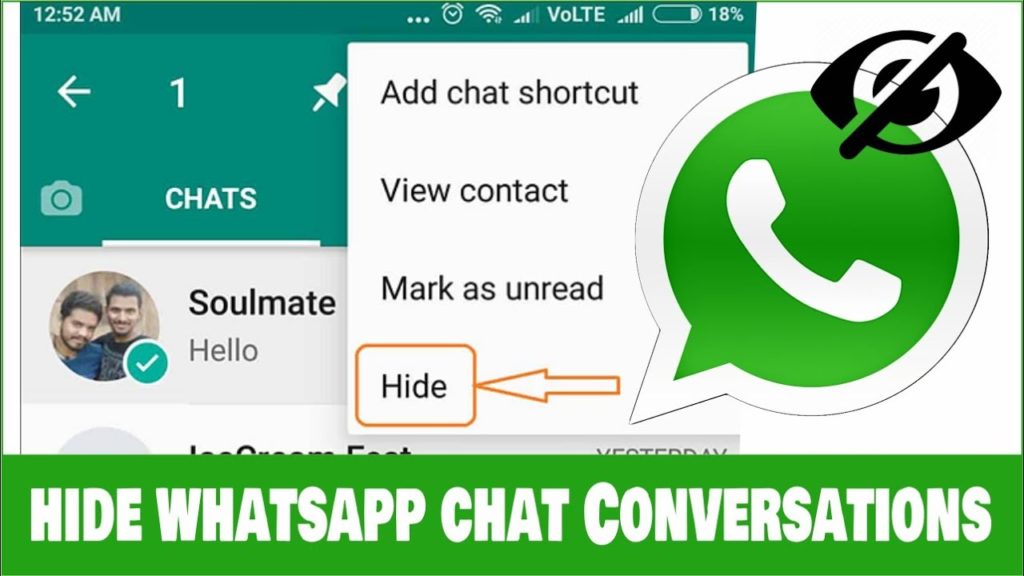 How to Hide Whatsapp Chat & Group Conversations – ViDHiPPO.Com